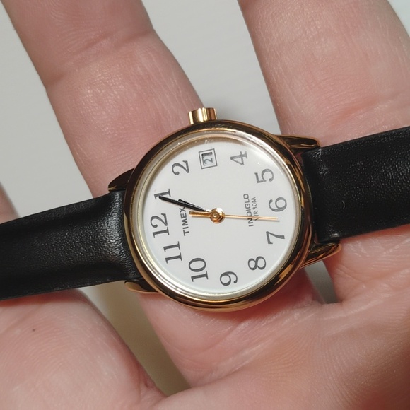 Timex | Accessories | Timex Womens Watch T2h34 Indiglo Quartz Black ...